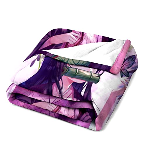 Anime Blanket Merch Ultra Soft Flannel Throw Blanket Warm Cozy Blanket Gifts for Kids Adults 60"X50"