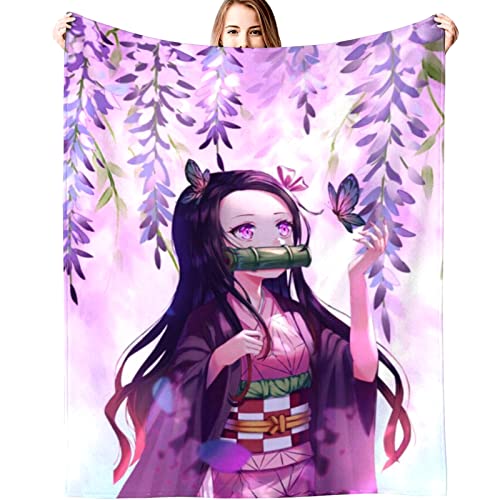 Anime Blanket Merch Ultra Soft Flannel Throw Blanket Warm Cozy Blanket Gifts for Kids Adults 60"X50"