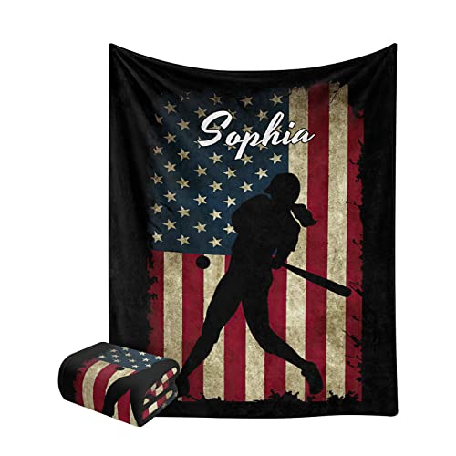 Custom Blanket Personalized View Soft Fleece Throw Blanket with Name for Gifts Sofa Bed 50 X 60 inches