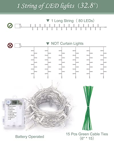 JACKYLED 80Ft 12 Pack Artificial Devil's Ivy Garland with 80 LED String Light, Fake Pothos Plant Vines,Houseplants, Hanging Plant Vines for Bedroom Garden Party Wall Decor