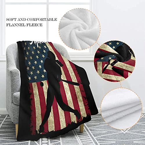 Custom Blanket Personalized View Soft Fleece Throw Blanket with Name for Gifts Sofa Bed 50 X 60 inches