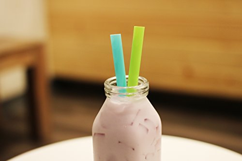 Karat C9060s 9" Boba Straws(10mm Diameter), Poly-Wrapped, Assorted Solid Colors (Case of 1600)