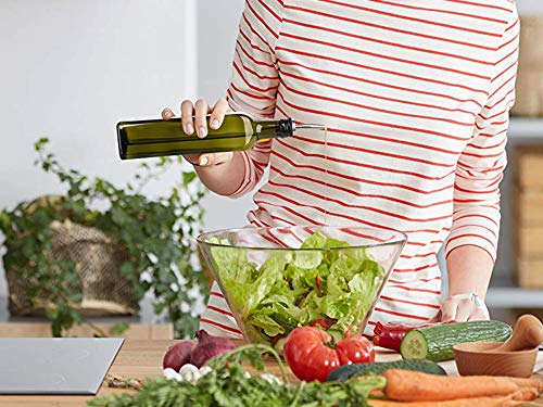 2 Pcs Oil Spout Liquor Pourers Bottle Spout Speed Pourer Olive Oil and Vinegar Stopper Spout for About 3/4" Bottle Mouth, with Dust Caps