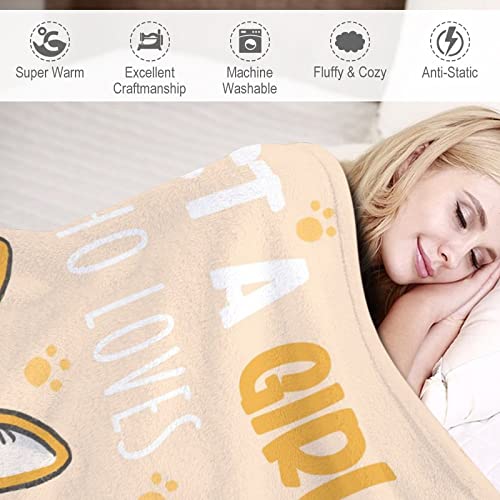 Corgi Blanket Gifts, 40"x50" Soft Fleece Corgi Throw Blanket for Corgi Lovers, Lightweight, Soft, Cozy, Warm Corgi Theme Gifts for Bed Couch