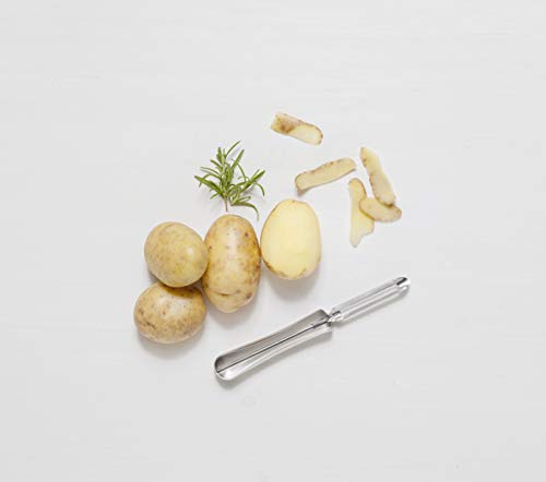 Linden Sweden Original Jonas Vegetable Peelers for Kitchen | Made In Sweden | Carrot Peeler with Ergonomic Handle for Safety and Control | Dishwasher Safe Potato Peelers | Stainless Steel Construction