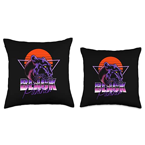 Bahaa's Tee Stay Away Cool Wild Black Tiger Illustration Graphic Designs Throw Pillow, 18x18, Multicolor