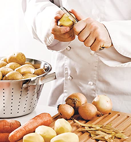 Linden Sweden Original Jonas Vegetable Peelers for Kitchen | Made In Sweden | Carrot Peeler with Ergonomic Handle for Safety and Control | Dishwasher Safe Potato Peelers | Stainless Steel Construction