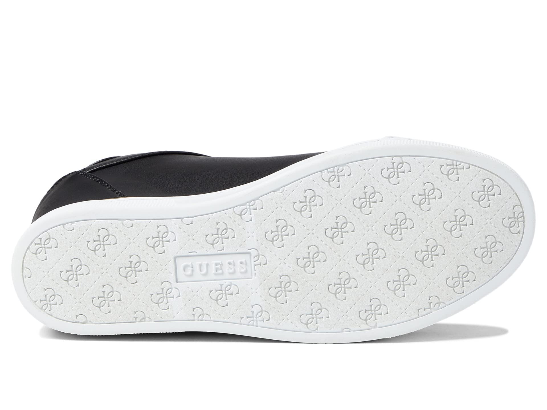 GUESS Women's Faster Sneaker, Black, 8