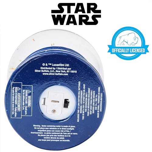 Silver Buffalo Star Wars The Mandalorian Child Light Up Snow Globe, 100mL