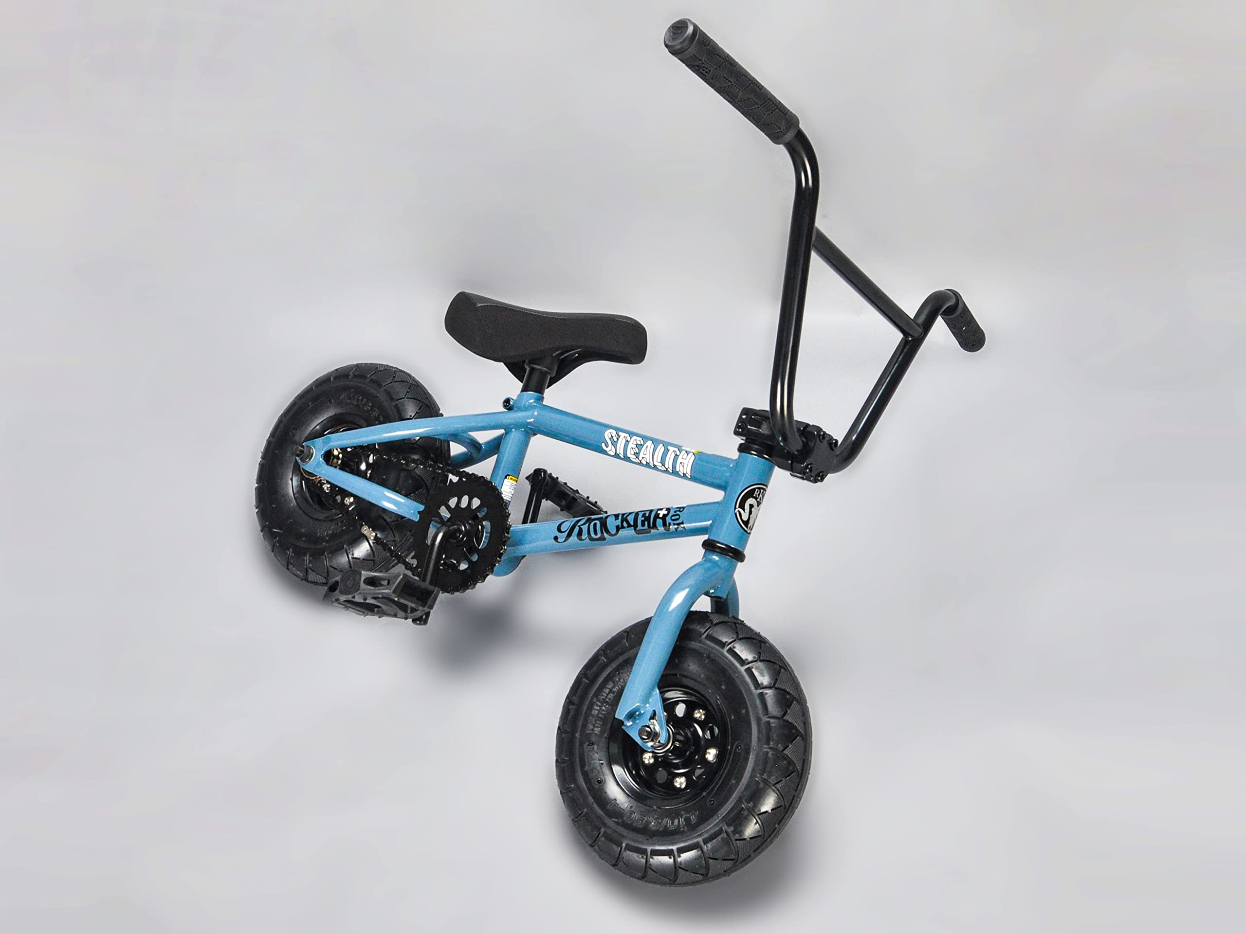 Rocker BMX Mini BMX Bike iROK+ Spotty RKR - Blue Mini BMX Freestyle Bicycle