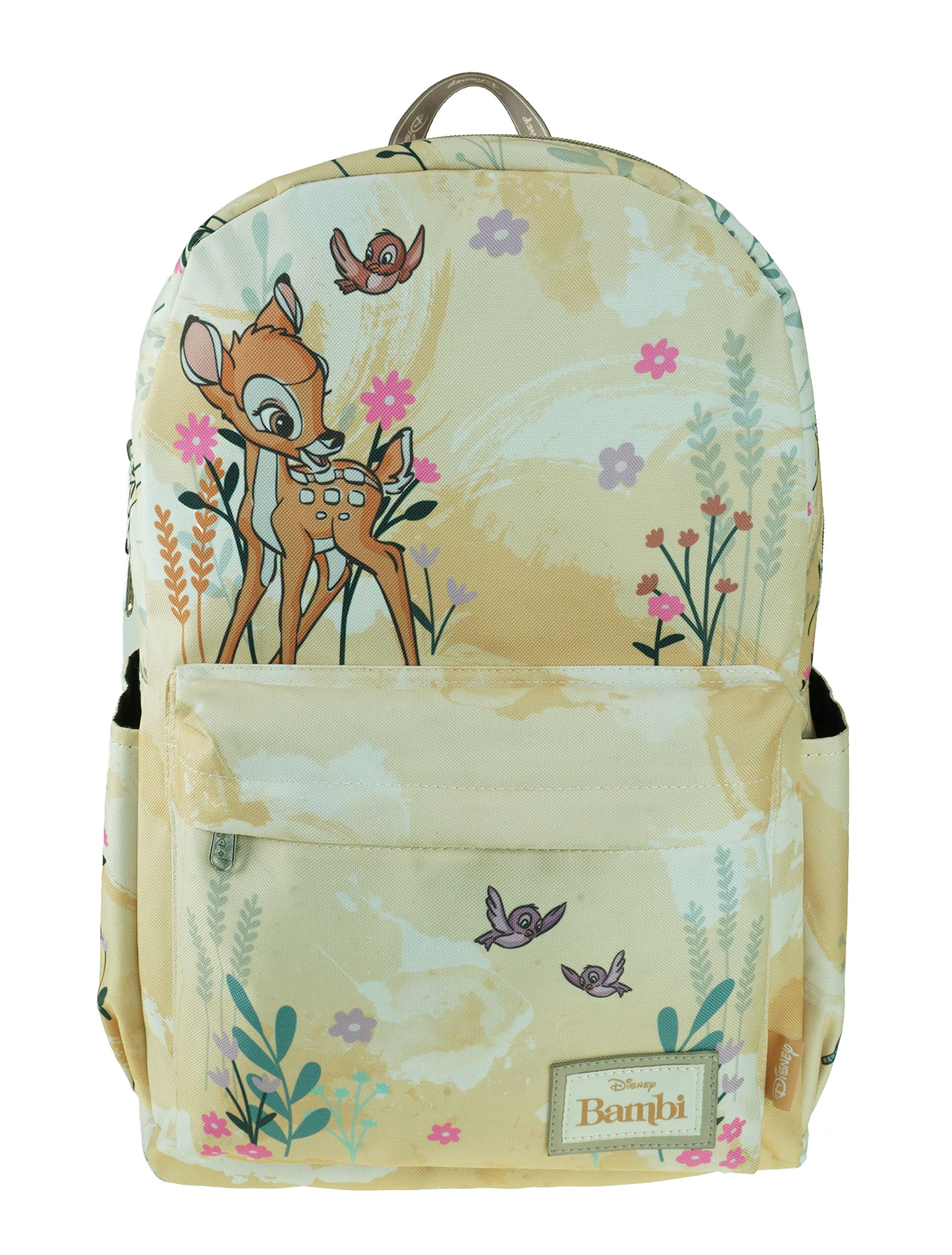 KBNL Classic Disney Bambi Backpack with Laptop Compartment for School, Travel, & Work, Multicolor, A22203-BAMBI