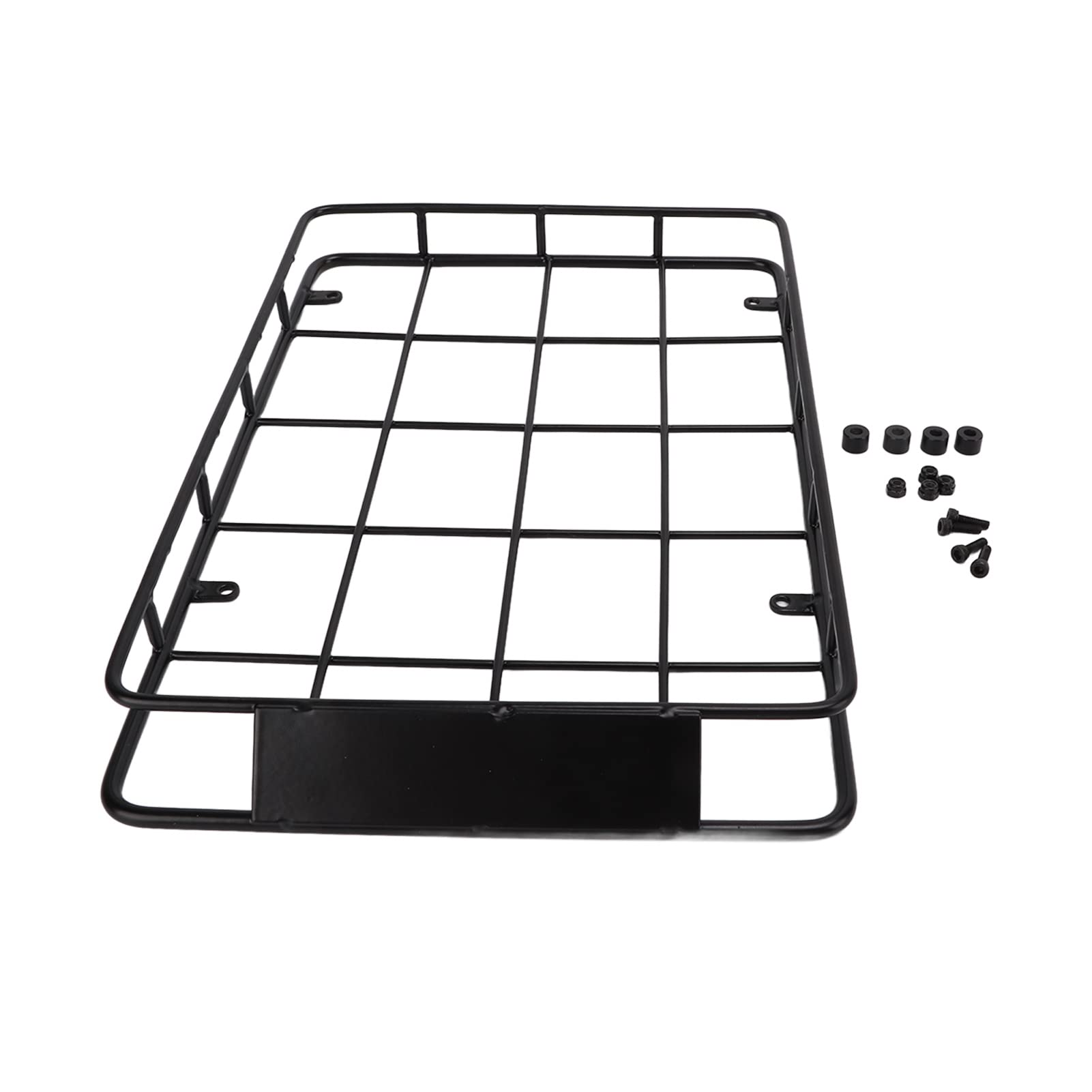 RC Roof Luggage Rack, Metal Lightweight RC Luggage Carrier Anti Wear Large High Simulation for 1/10 RC Crawler
