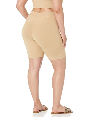 The Drop Women's Miya Sweater Bike Short, Curds & Whey, M