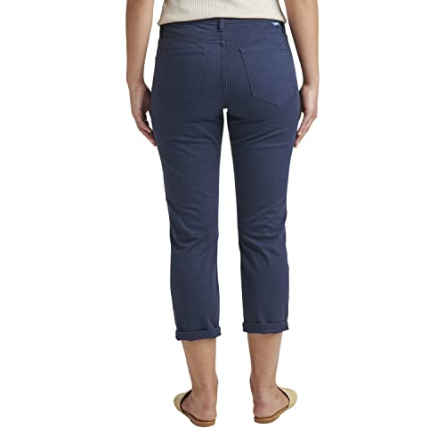 JAG Jeans Women's Cecilia Mid Rise Skinny Jeans, Navy, 10