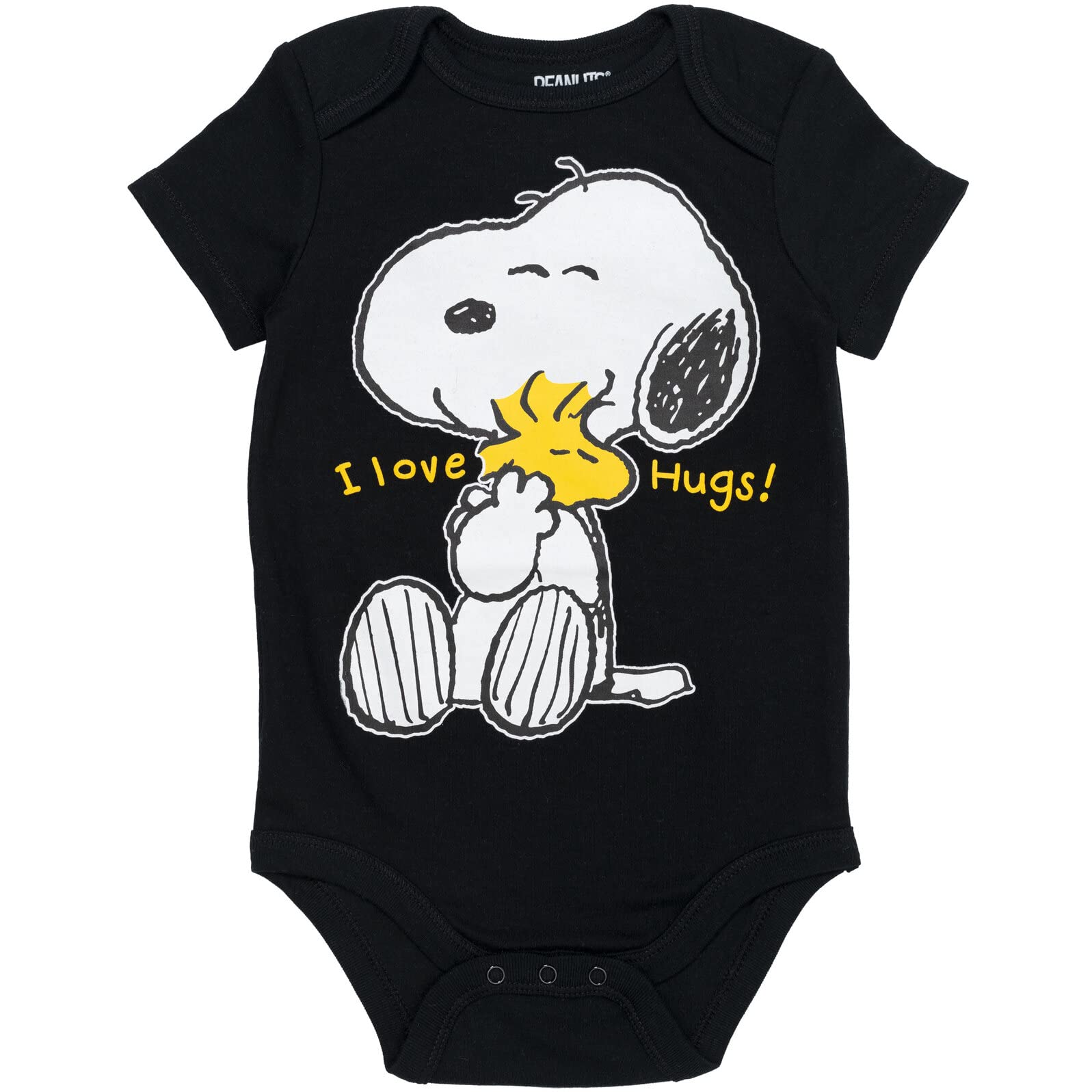 Peanuts Snoopy Charlie Brown Baby Boys 5 Pack Short Sleeve Bodysuit Multi 24 Months