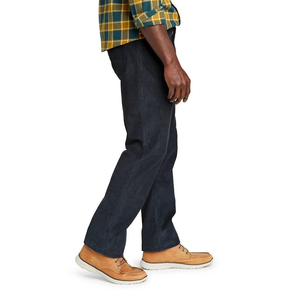 Eddie Bauer Men's Corduroy 5-Pocket Pants, Storm, 34W x 32L
