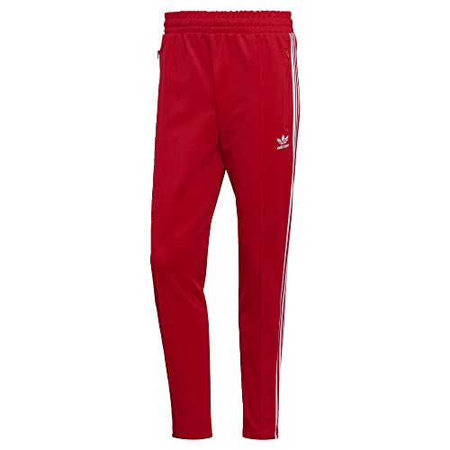 adidas Originals Men's Adicolor Classics Beckenbauer Track Pants, Vivid Red, Small