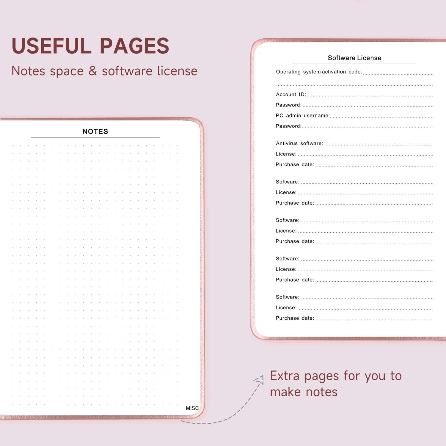 Password Book with Alphabetical Tabs – Hardcover Internet Address & Password Organizer – Password Keeper Notebook for Computer & Website – 5.2 x 7.6" Log-in Password Journal w/Thick Paper (Rose Gold)