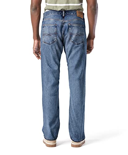 Levi Strauss Signature Gold Men's Relaxed Fit Flex Jeans (Available in Big & Tall), Atlas, 30Wx32L