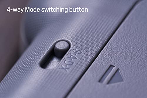 8Bitdo Pro 2 Bluetooth Gamepad for Switch/Switch OLED, PC, macOS, Android, Steam & Raspberry Pi with Storage Case (Black Edition)