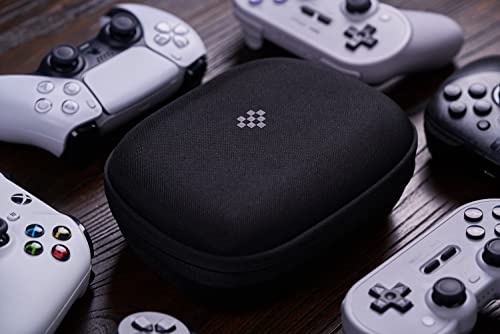 8Bitdo Pro 2 Bluetooth Gamepad for Switch/Switch OLED, PC, macOS, Android, Steam & Raspberry Pi with Storage Case (Black Edition)