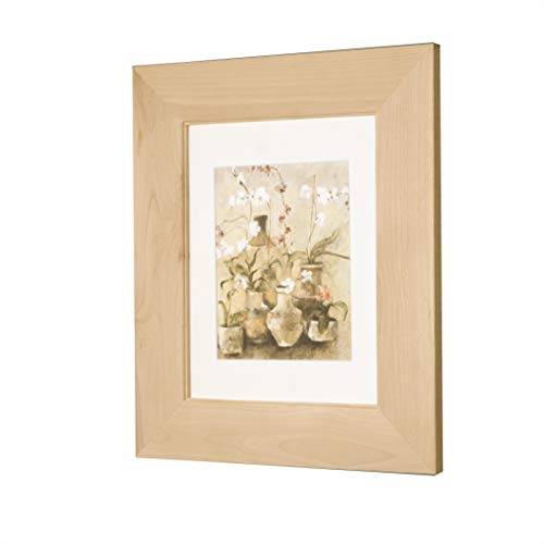 Fox Hollow Furnishings 14x18 Concealed Medicine Cabinet (Large), a Recessed Mirrorless Medicine Cabinet with a Picture Frame Door (Unfinished Flat)