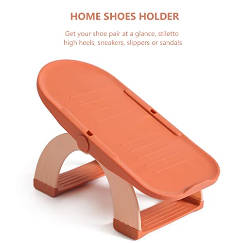 CUBTOL Space Slipper for Deck Holder Stands Clo Low Fixtures Save Stacker: Shoe Rack Slot Sandals Double Organizer Shoes Sneakers Display Organization Sandal Heel Slots Saver Plastic
