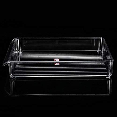 Plastic Food Storage Container Bin with Lid and Handle for Kitchen, Pantry, Cabinet, Fridge, Freezer(6138-小)