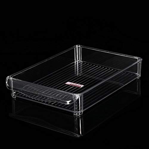 Plastic Food Storage Container Bin with Lid and Handle for Kitchen, Pantry, Cabinet, Fridge, Freezer(6138-小)
