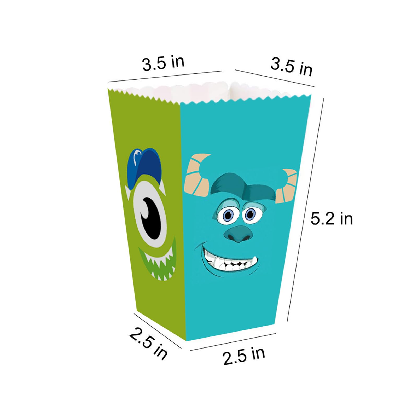 Party Bags Popcorn Boxes, Contains 20 pcs Paper Bags, Theme Birthday Party Decorations