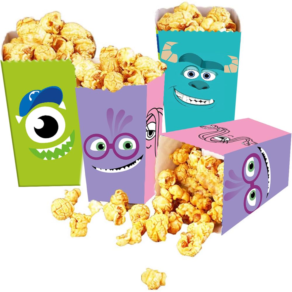 Party Bags Popcorn Boxes, Contains 20 pcs Paper Bags, Theme Birthday Party Decorations