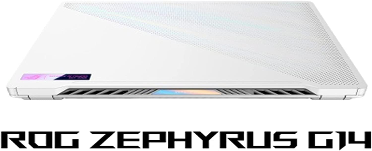 Asus ROG Zephyrus G14 Ultra Slim Gaming Laptop, 14'' 120Hz QHD Display(2560x1440) ,AMD Ryzen 9 5900HS ,NVIDIA GeForce RTX 3060,24GB RAM, 1TB PCIe SSD, Fingerprint Reader, Windows 10, Moonlight White