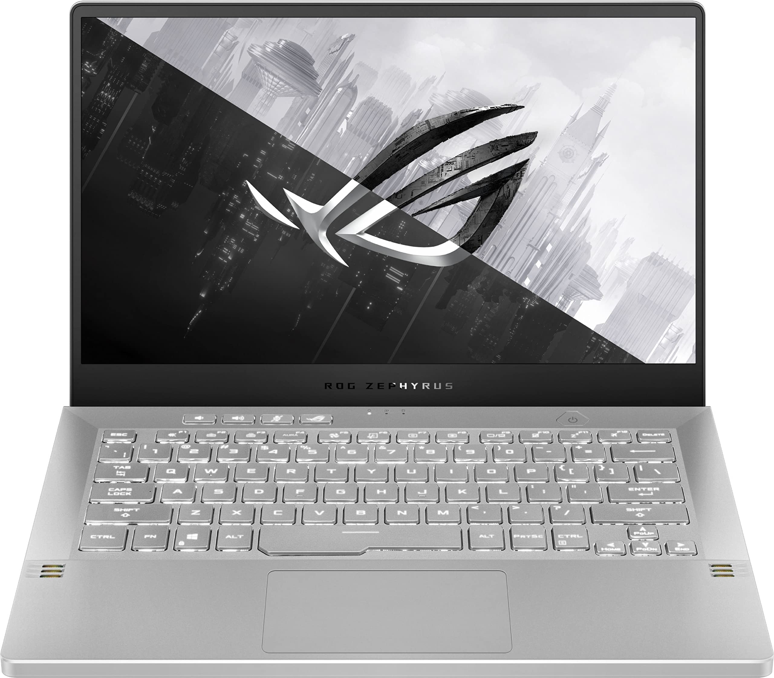 Asus ROG Zephyrus G14 Ultra Slim Gaming Laptop, 14'' 120Hz QHD Display(2560x1440) ,AMD Ryzen 9 5900HS ,NVIDIA GeForce RTX 3060,24GB RAM, 1TB PCIe SSD, Fingerprint Reader, Windows 10, Moonlight White