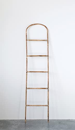 Creative Co-Op Decorative Bamboo Blanket Ladder, 60.25", Natural
