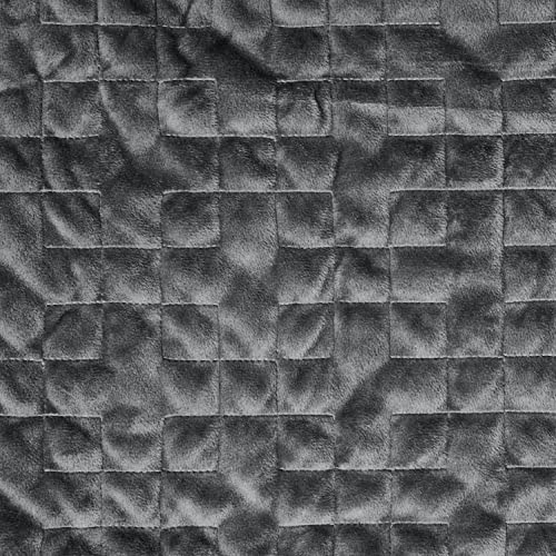 Gravity Blankets Weighted Blanket for Adults, 15lbs Grey 48"x72" Twin/Single, The Original Weighted Blanket for Sleep, Cotton Made Blanket with Washable Removable Microfiber Duvet Cover