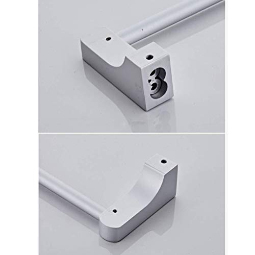 OMOONS Bathroom Shelves Single Bar Towel Rack Aluminum Kitchen Bathroom Rack Wall-Mounted Hanger Screw