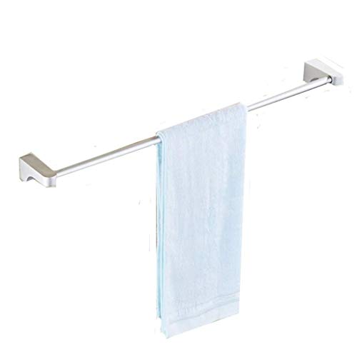 OMOONS Bathroom Shelves Single Bar Towel Rack Aluminum Kitchen Bathroom Rack Wall-Mounted Hanger Screw