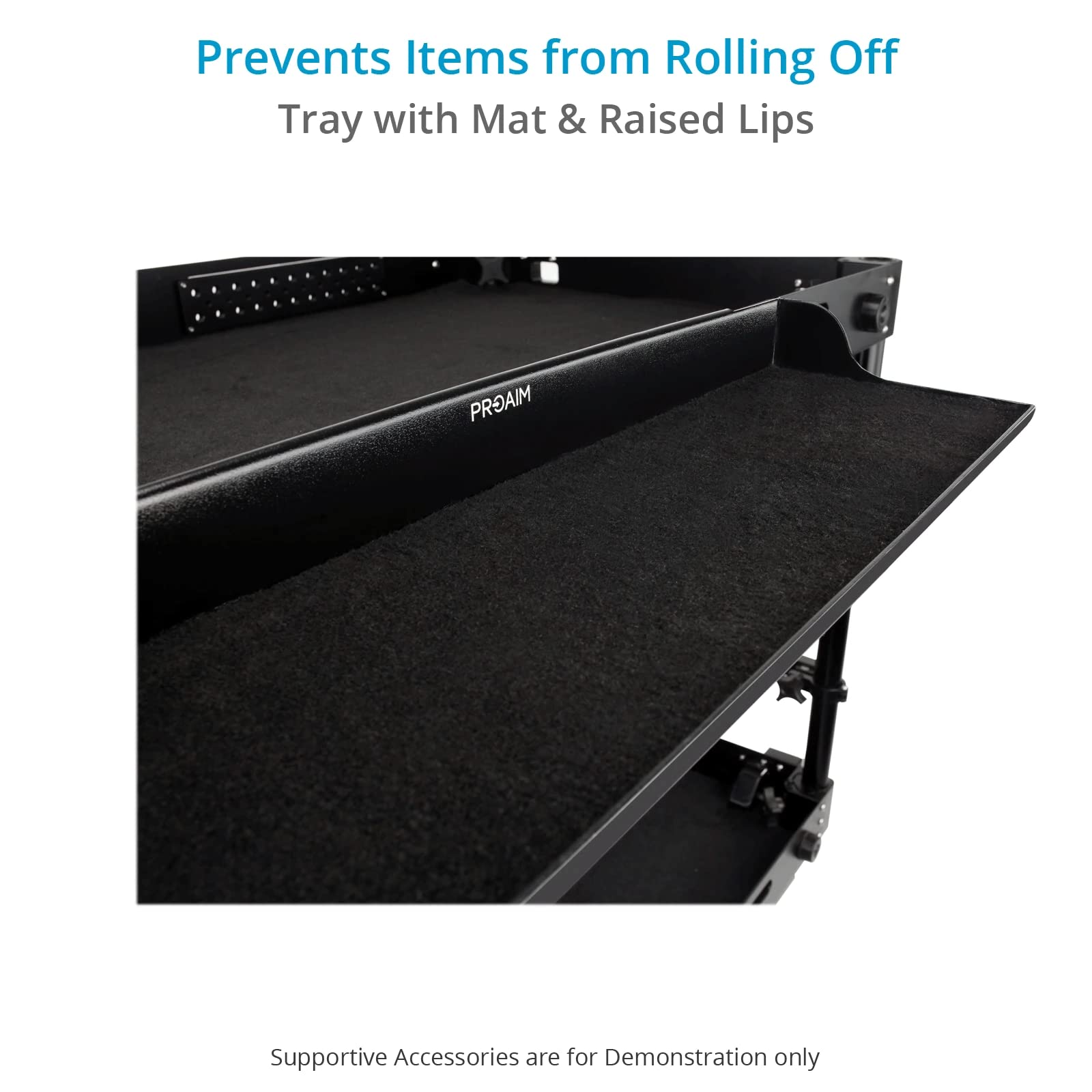 Proaim Keyboard Tray for Camera Production Cart. Compatible with Proaim Victor Cart, Victor V1.1, Bowado & Bowado Pro Carts. for Keyboard & Mouse. Easy & Tool-Less Mounting (VCTR-KBT)