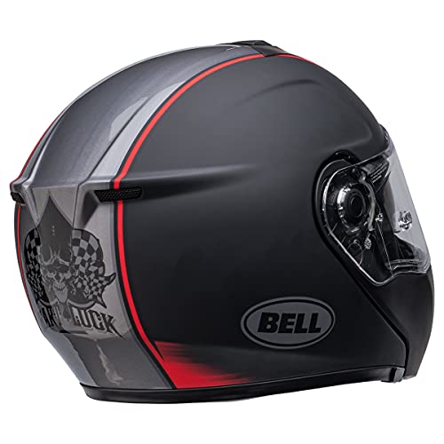 BELL SRT Modular Helmet (Hartluck Jamo Matte/Gloss Black/Red - X-Large)