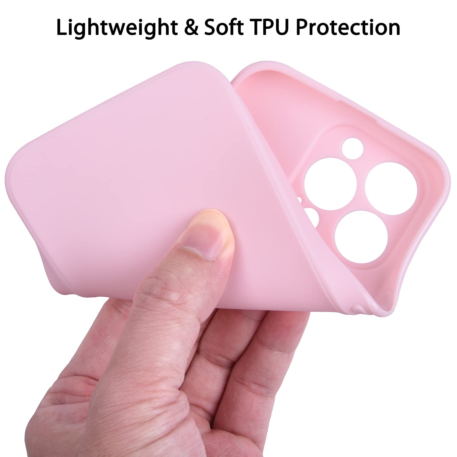 Wisdompro Case for iPhone 13 Pro Max, Bundle of 5 Pack Extra Thin Slim Soft TPU Gel Protective Case Cover for iPhone 13 Pro Max 6.7 inch (Yellow, Red, Green, Light Blue, Pink)