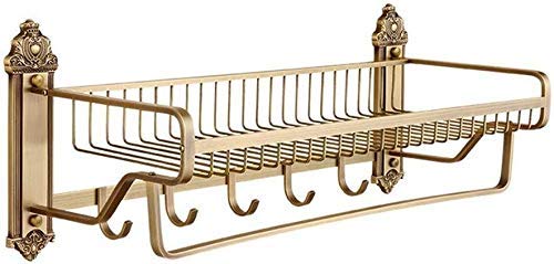 OMOONS Towel Rack Antique Towel Rack Brass Towel Rack Bathroom Towel Rack