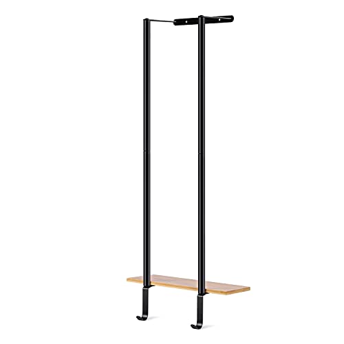 Towel Racks for Bathroom Wall Mounted, Bathroom Towel Storage, Bath Towel Holder for Folded Large Towel Washcloths, Stainless Steel Wall Towel Rack, Black