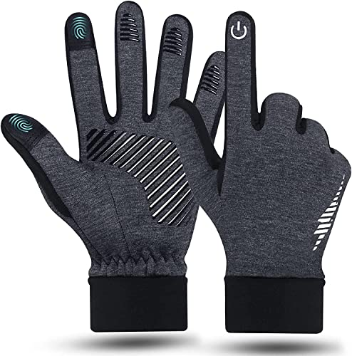BONFAD Winter Warm Gloves for Men Women Touchscreen for Running Driving Cycling Working Hiking (S)