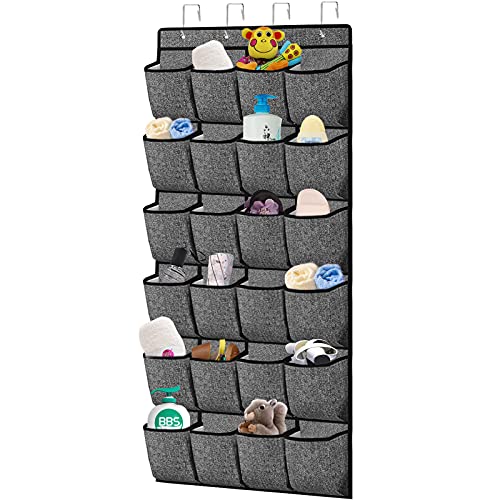 homyfort Over the Door Hanging Organizer storage with 5 Big Pockets