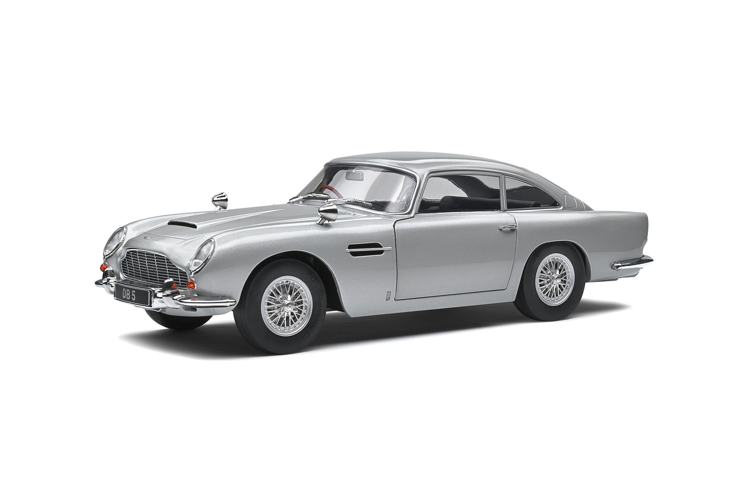 Solido S1807101 1:18 1964 DB5-Silver Birch Aston Martin Collectible Miniature car, Silver,Unisex Adult