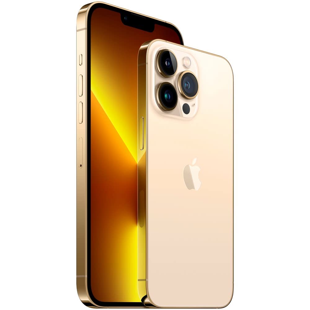 Apple iPhone 13 Pro Max, 128GB, Gold - T-Mobile (Renewed)