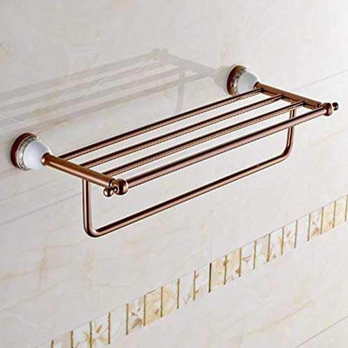 OMOONS Ceramic Towel Rack Double Towel Rack Towel Rack Bathroom Accessory