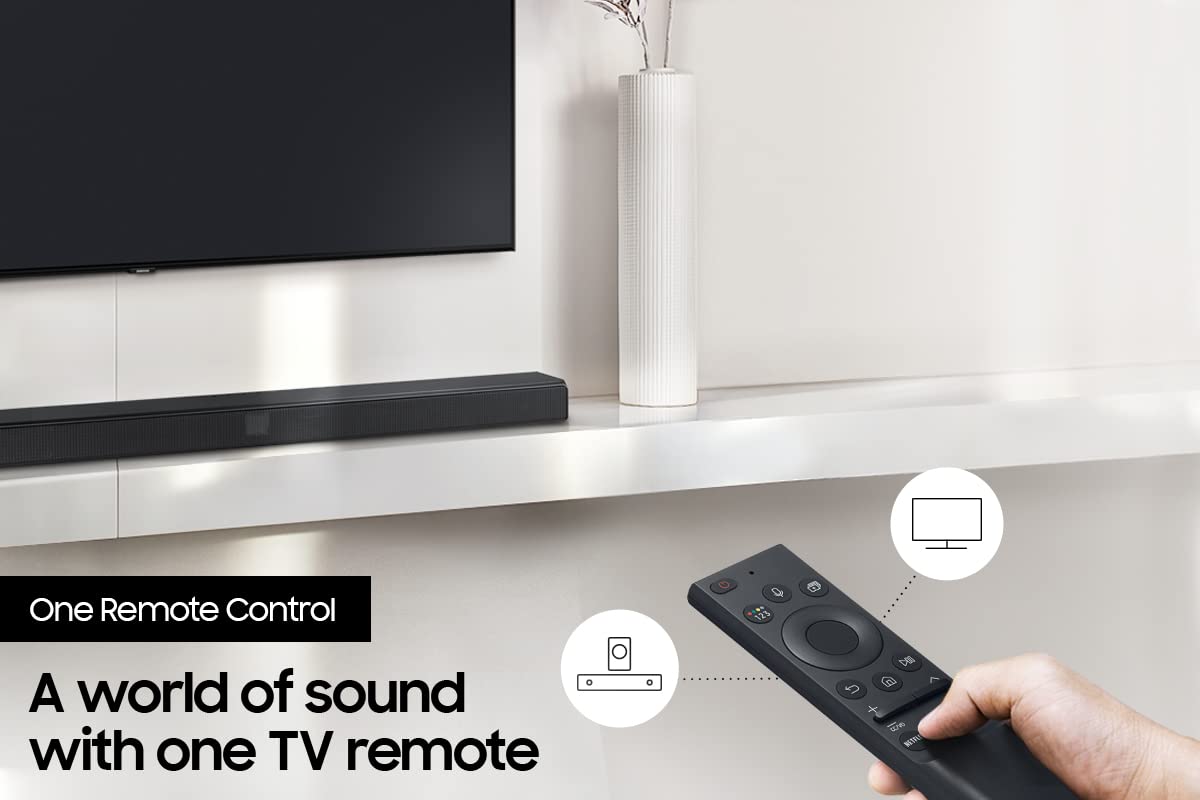 SAMSUNG 2.1ch A50M A Series Soundbar - Dolby Digital 2ch/ DTS 2ch (HW-A50M, 2021 Model)