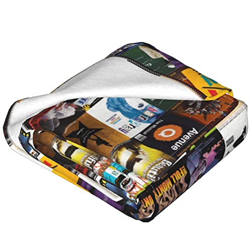 Must Sees Show Collage Throw Blanket Cozy Blanket for Living Room Bedroom Sofa Camping Travel Soft Warm Portable