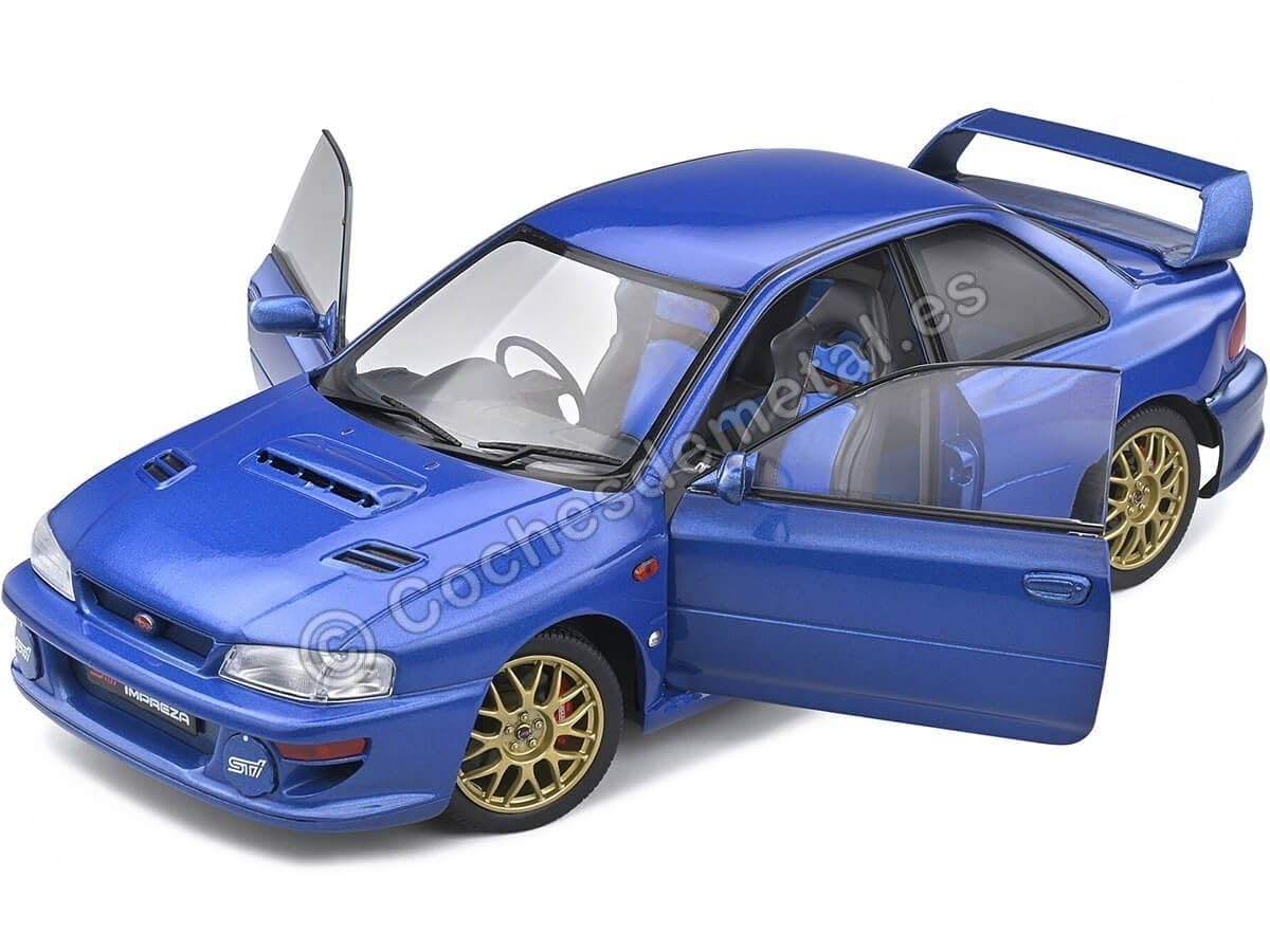 Solido S1807402 1:18 Subaru Impreza 22b #3 Rallye Monte-Carlo 1998 Collectible Miniature car, Multi